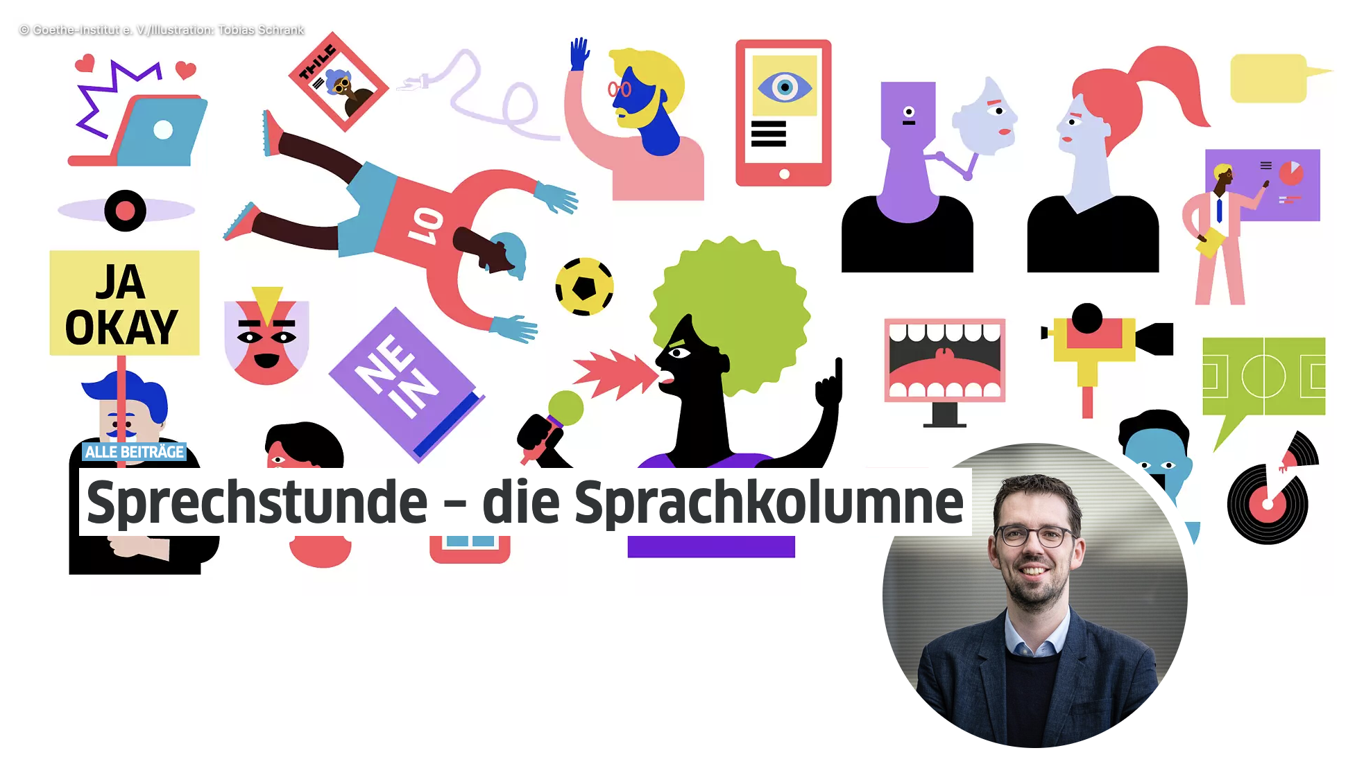 Sprechstunde – die Sprachkolumne fürs Goethe-Institut – Digitale Notizen